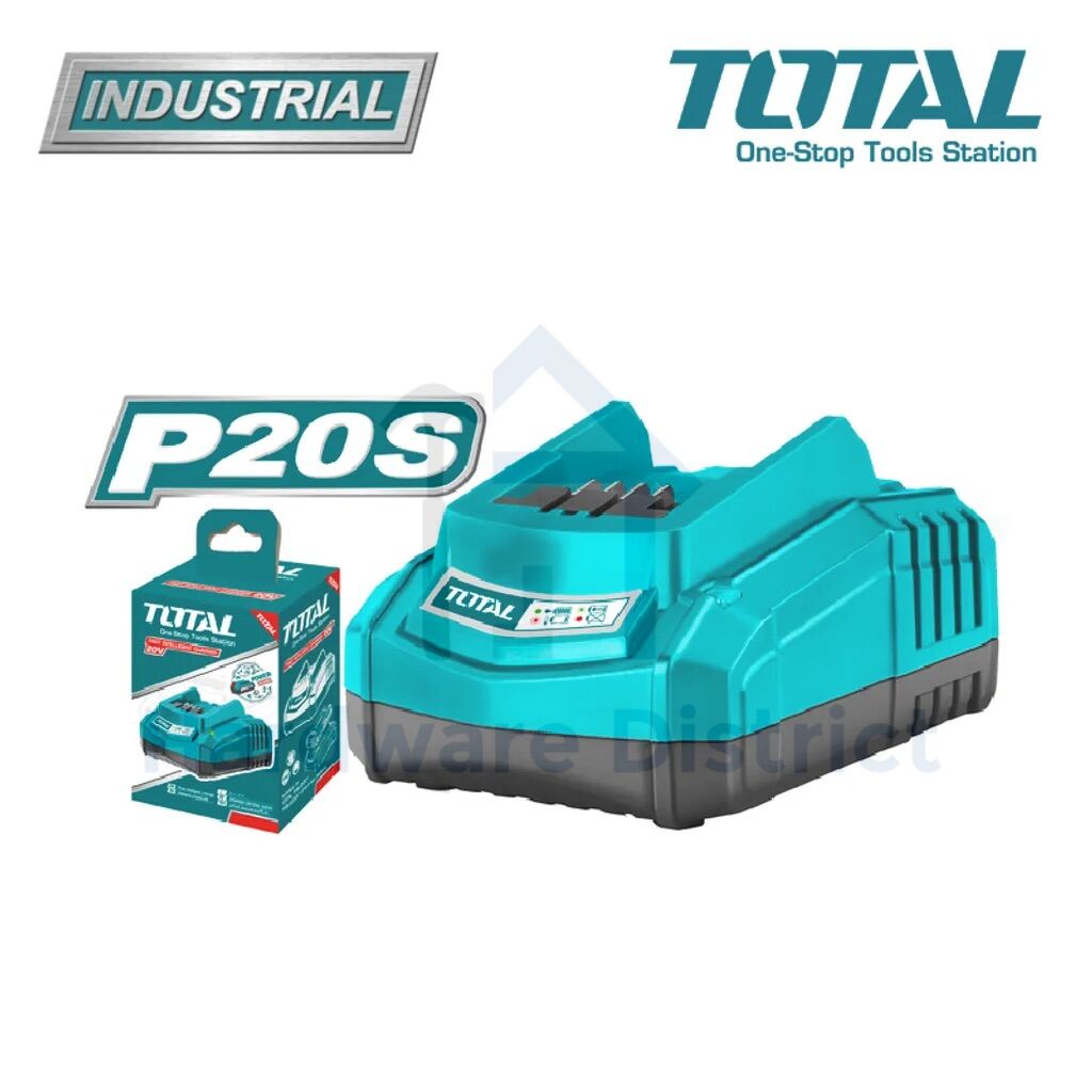 TOTAL TFCLI2001 FAST INTELLIGENT CHARGER 20V | Lazada