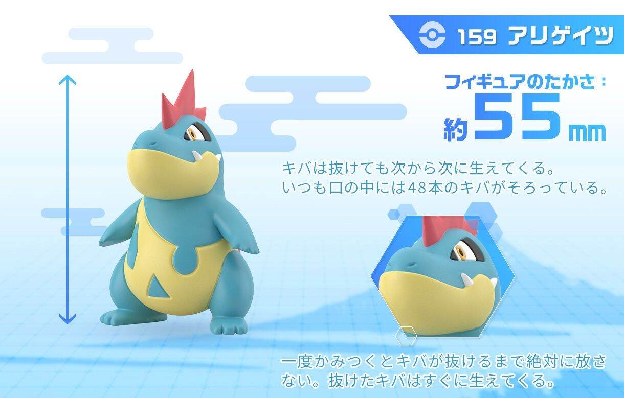 PREMIUM BANDAI POKEMON SCALE WORLD JOHTO - SILVER CROCONAW SNEASEL ...