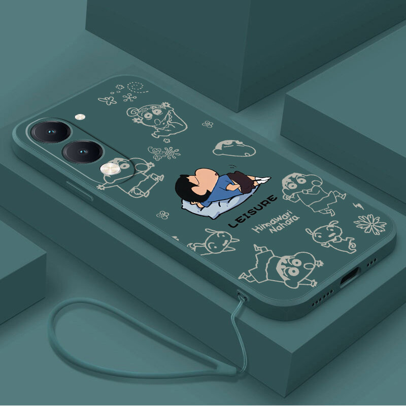 vivo Y29t Y29s Y19s Pro Lovely Shin-chan Case Matted Square Silicon ...