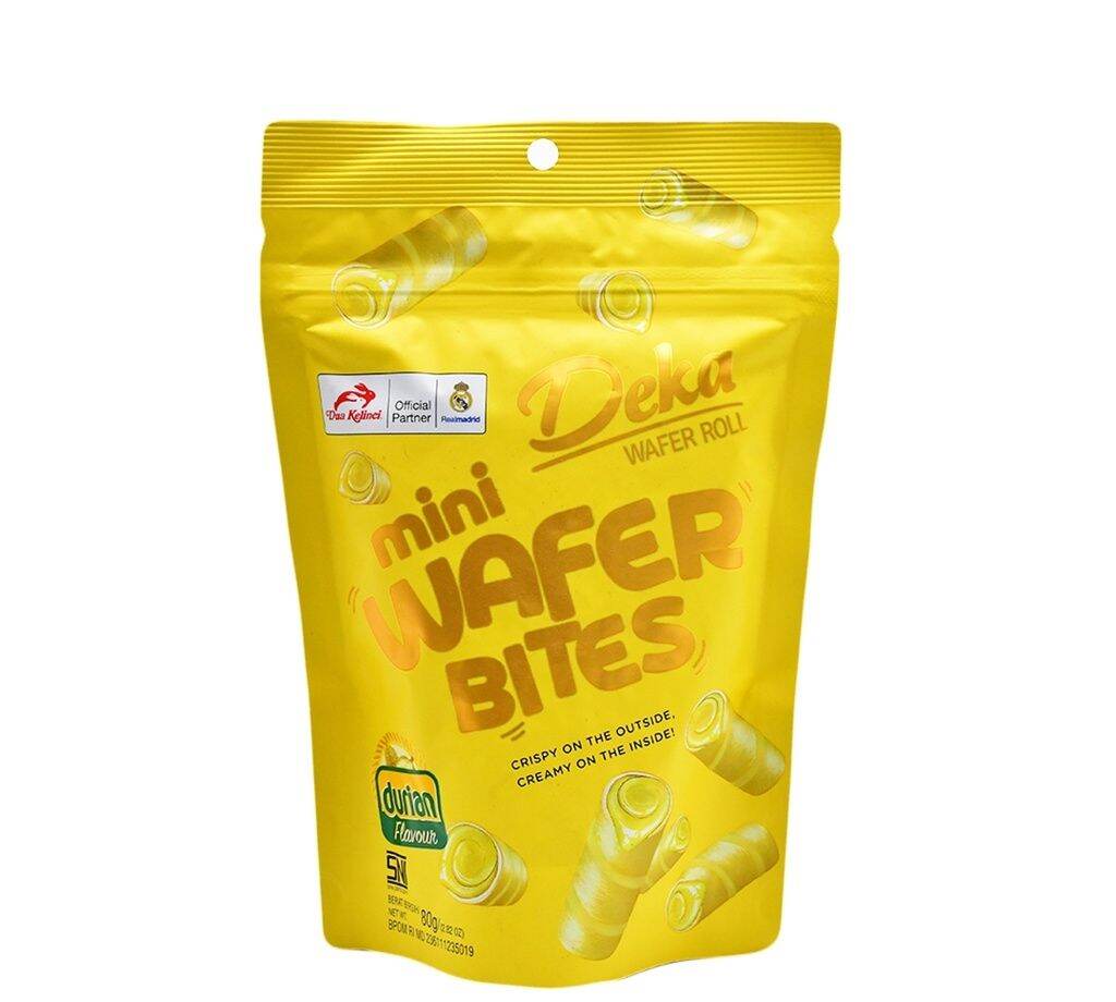 Mini Wafer Bites Durian Flavour 80g Ready stock in Malaysia Lagi Murah ...