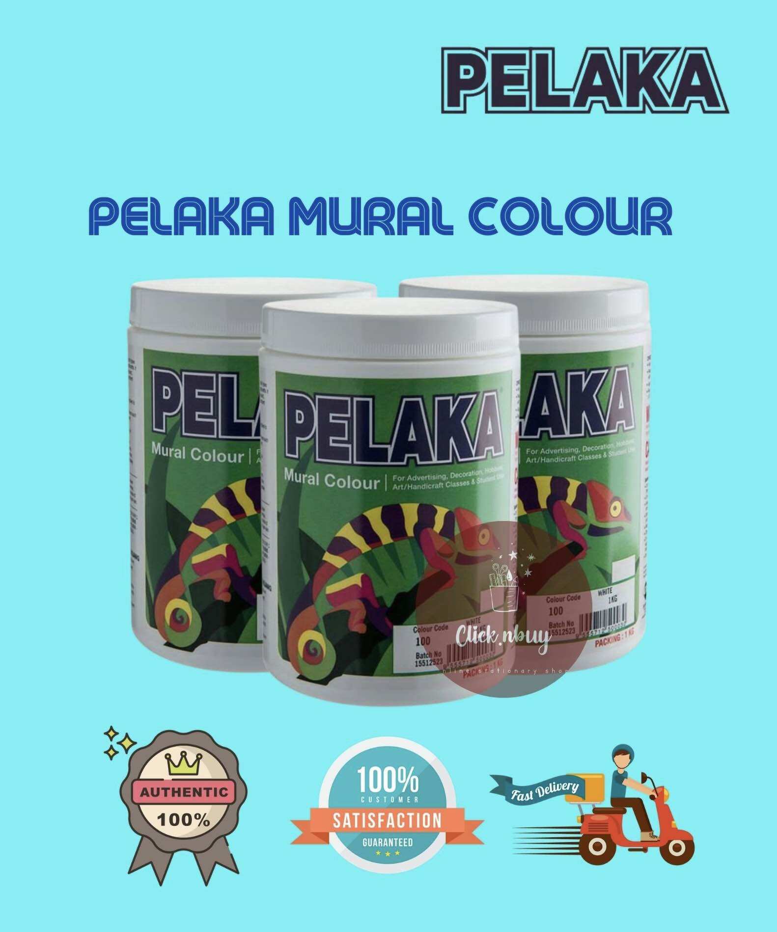 PELAKA MURAL ART PAINT COLOUR 500G | Lazada