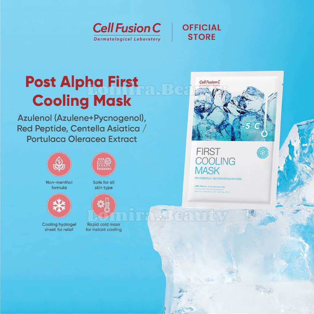Cell Fusion C First Cooling Mask (5 Pcs)｜Cell Fusion C Cica Cooling ...