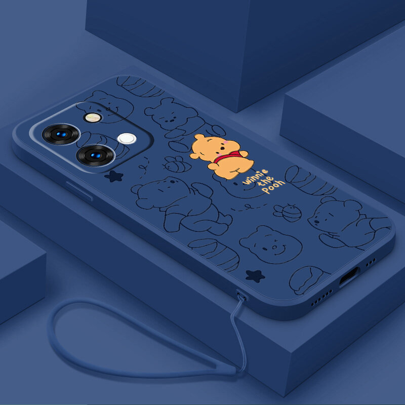 Redmi 15C Poco C85 Premium Silicon Case Cute Winnie The Pooh Case Soft ...