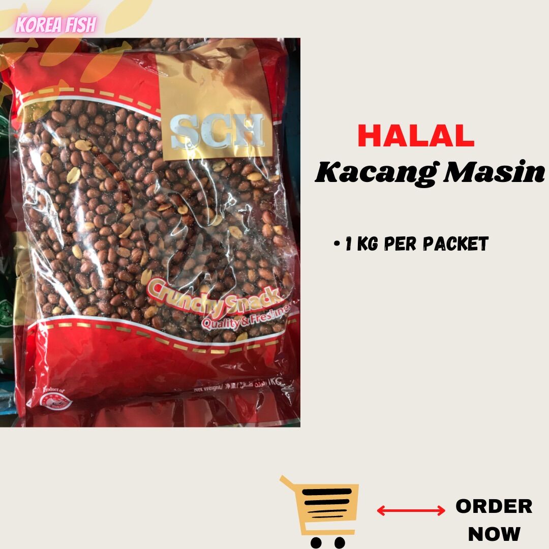 (HALAL) Kacang masin 1kg, Kacang nasi lemak | Lazada