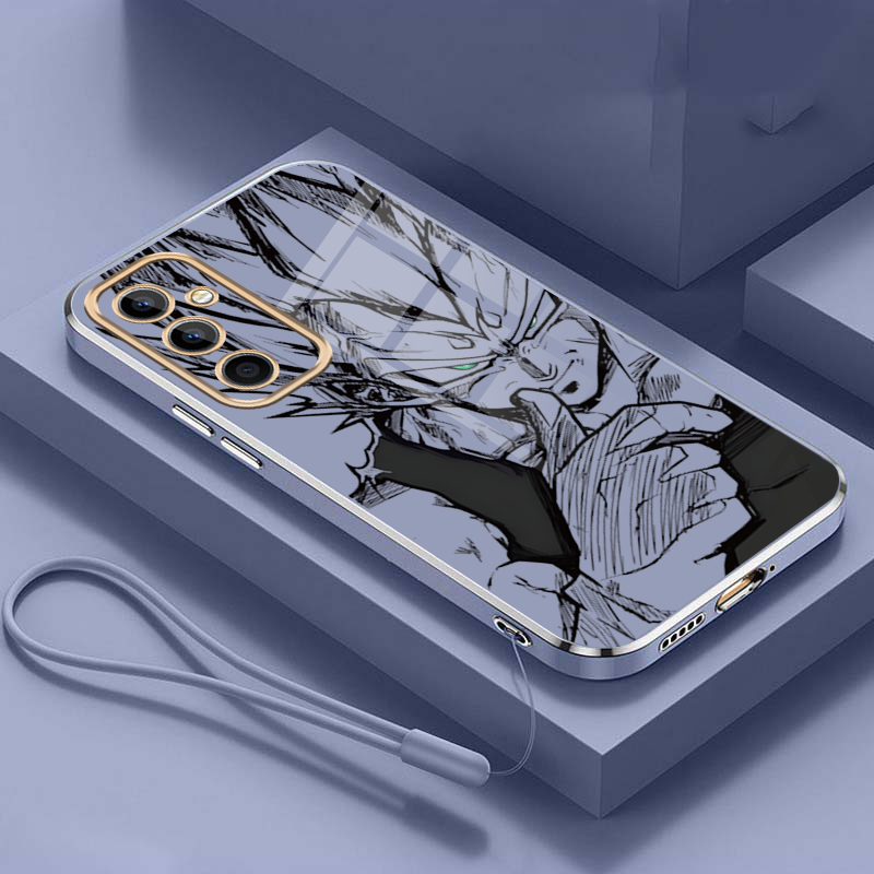 Samsung S25 FE Official Dragon Ball Cover Silicon Case Super Saiyan ...
