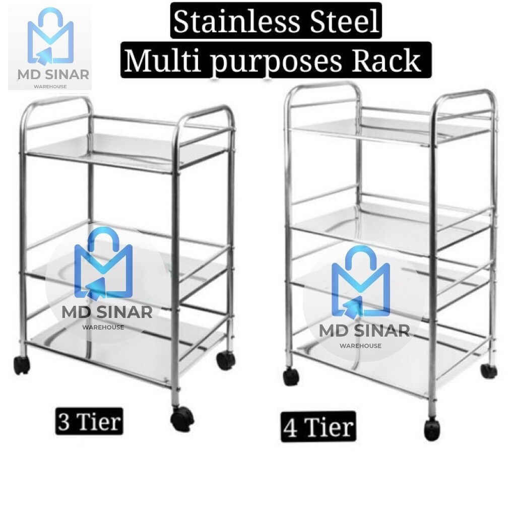 MD SINAR STAINLESS STEEL MULTI RACK / OVEN RACK / SIDE TABLE RESTAURANT ...
