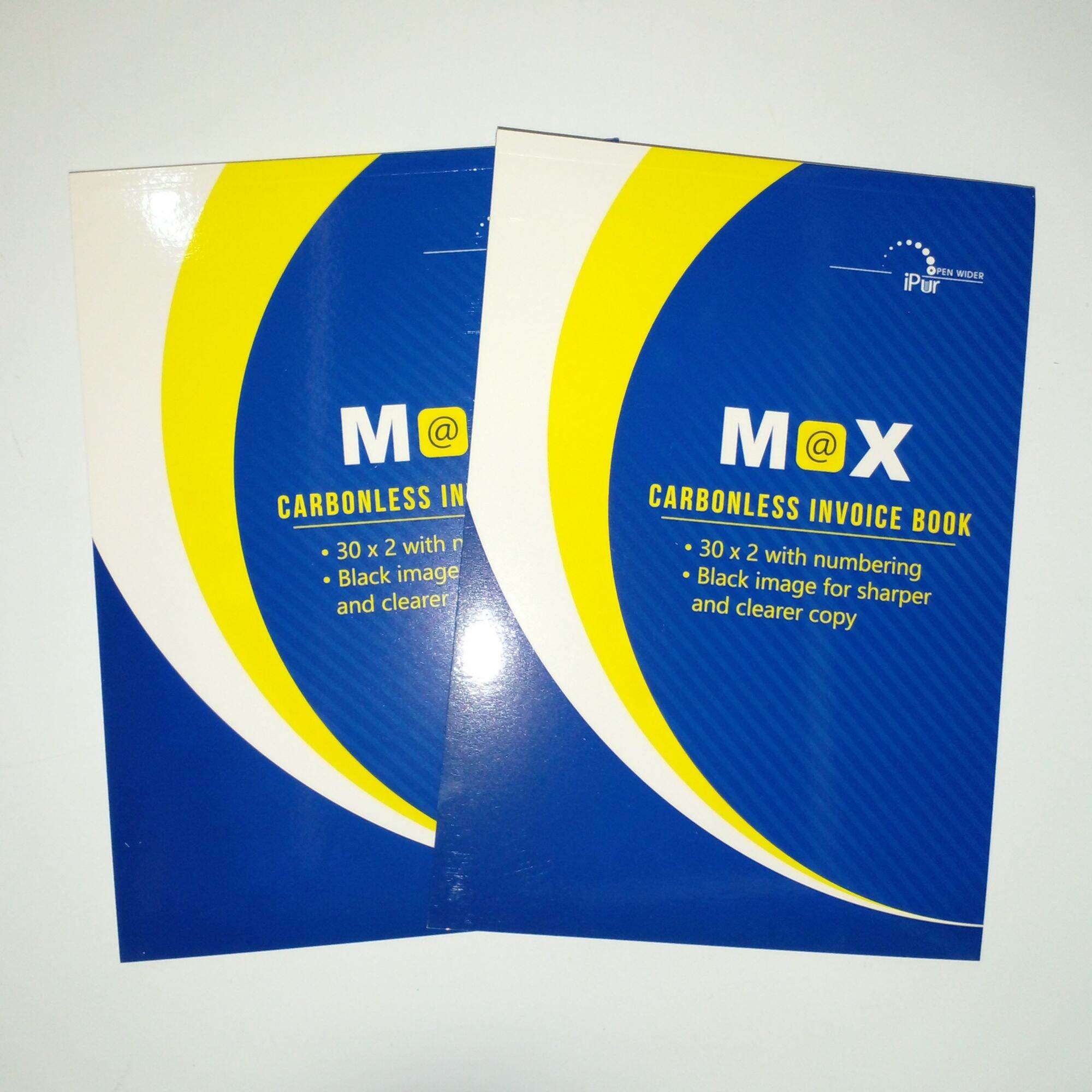 MAX/STEP BY STEP Carbonless Invoice Book / Ncr Bill Book Size 5.4"x7.5 ...