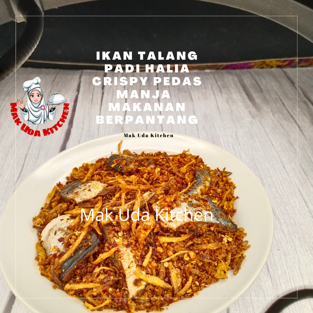 Sambal Garing Ikan Talang Padi Halia Crispy Pedas Manja🔥Menu Berpantang ...