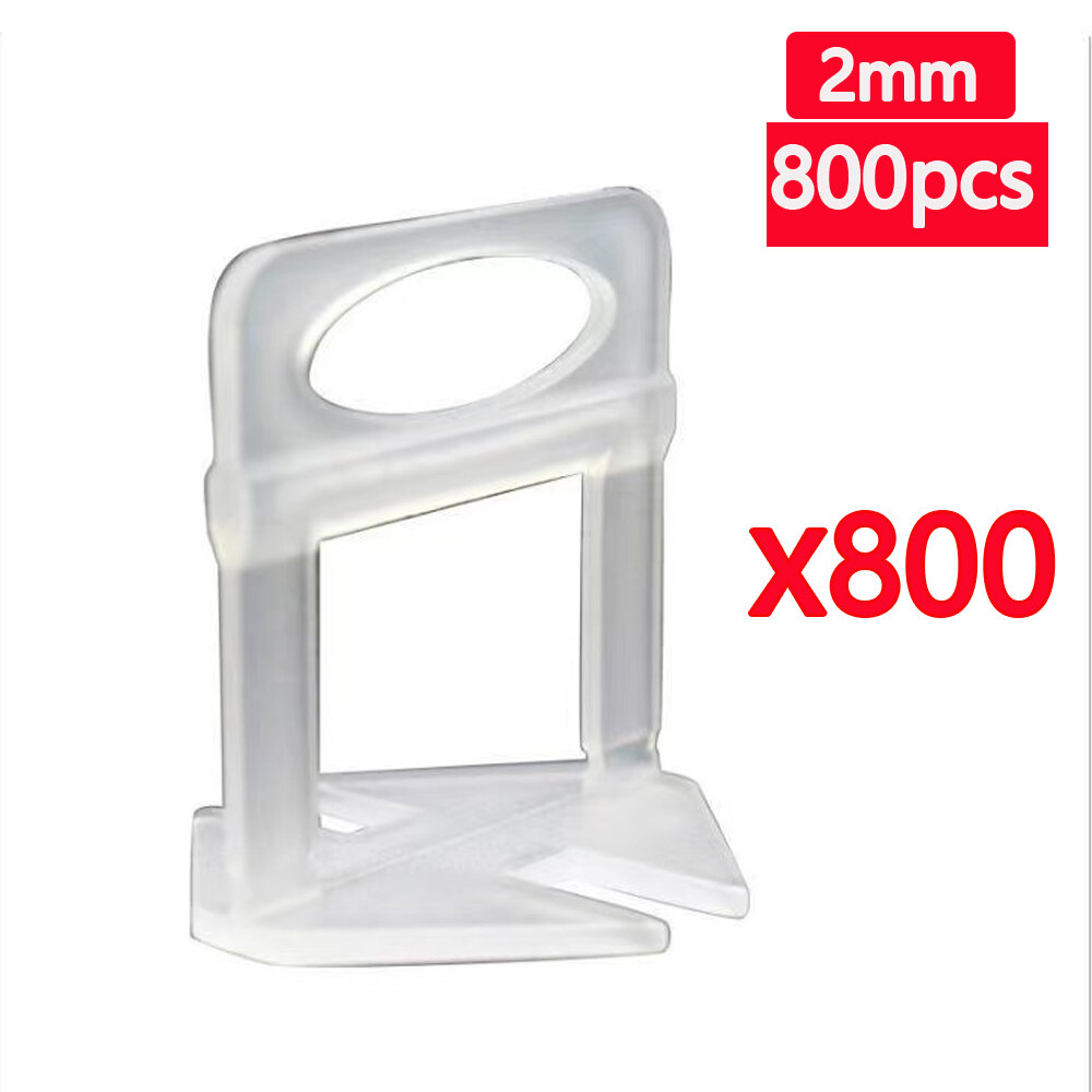 100-800PCS Floor Tile Leveling System Clips Spacers Straps Tile Piler ...