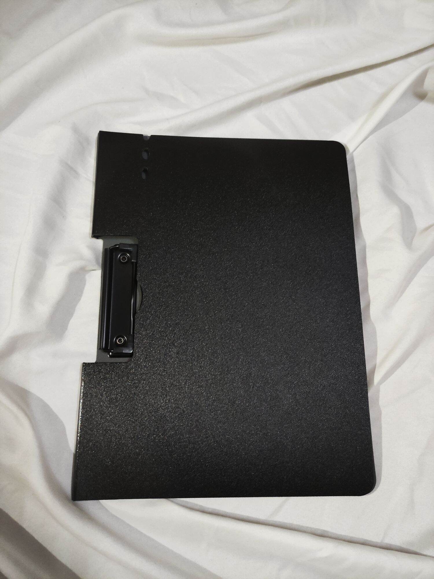 A4 Size Clipboard File Hard Cover Folder Blue Gray/Black_ A4 Size 资料夹 ...