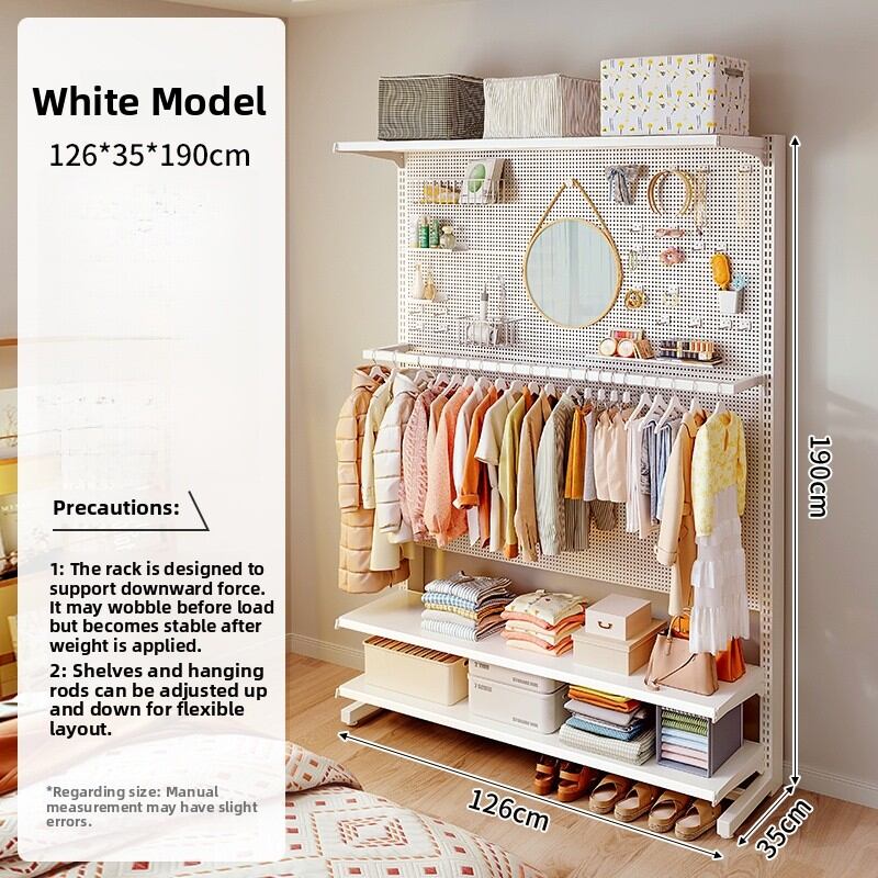 Modern Minimalist Metal Open Wardrobe Closet Clothes Hat Storage Rack ...