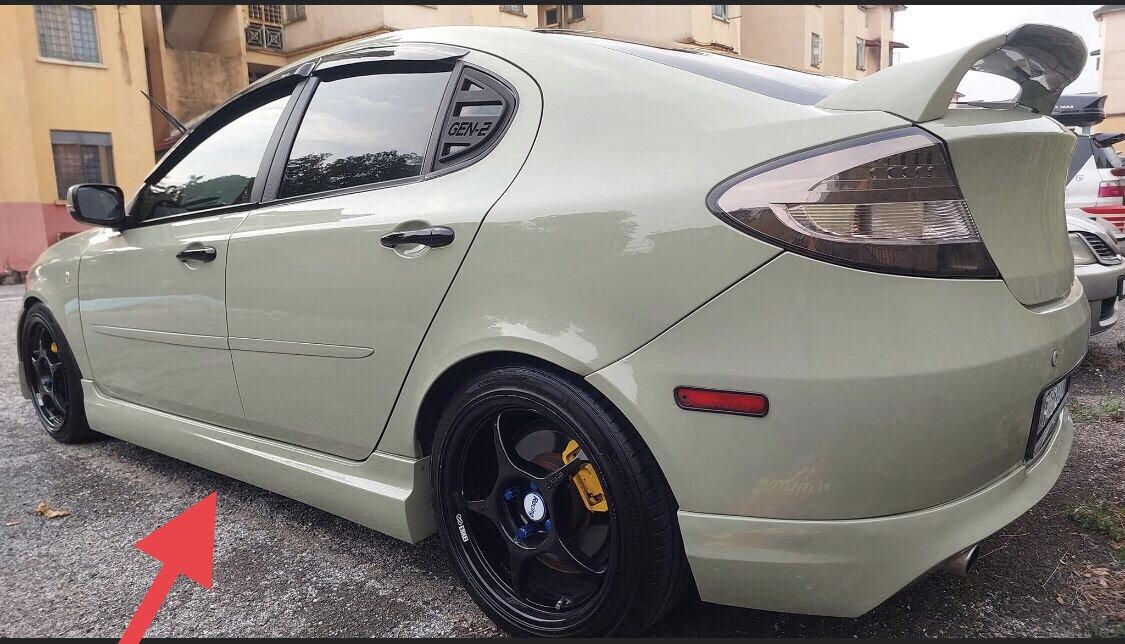 GEN2 SIDE SKIRT R3 pu 2PCS/SET | Lazada