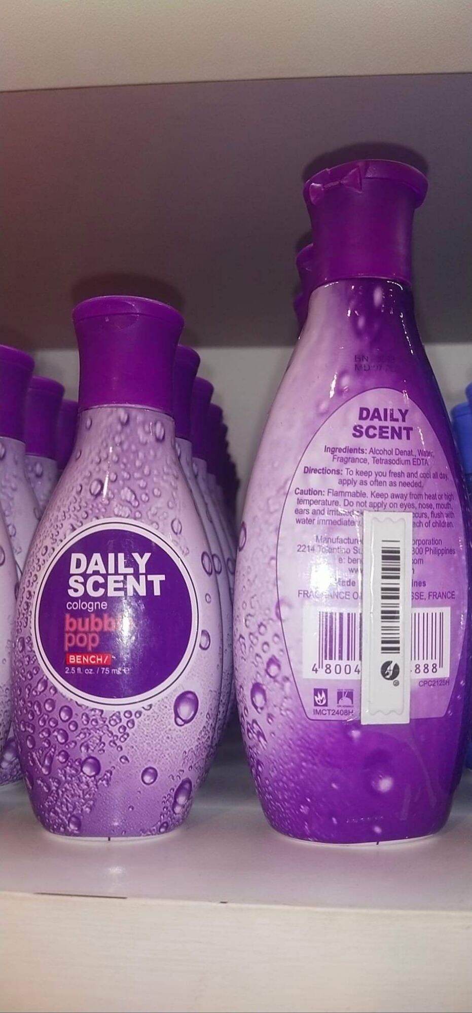 daily scent cologne bench 125ml | Lazada