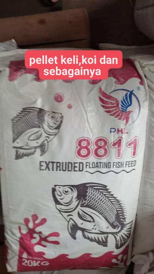 PELET TERNAKAN IKAN KOMERSIAL (PATIN,KELI,TALAPIA DAN LAIN2) 500g &1kg ...