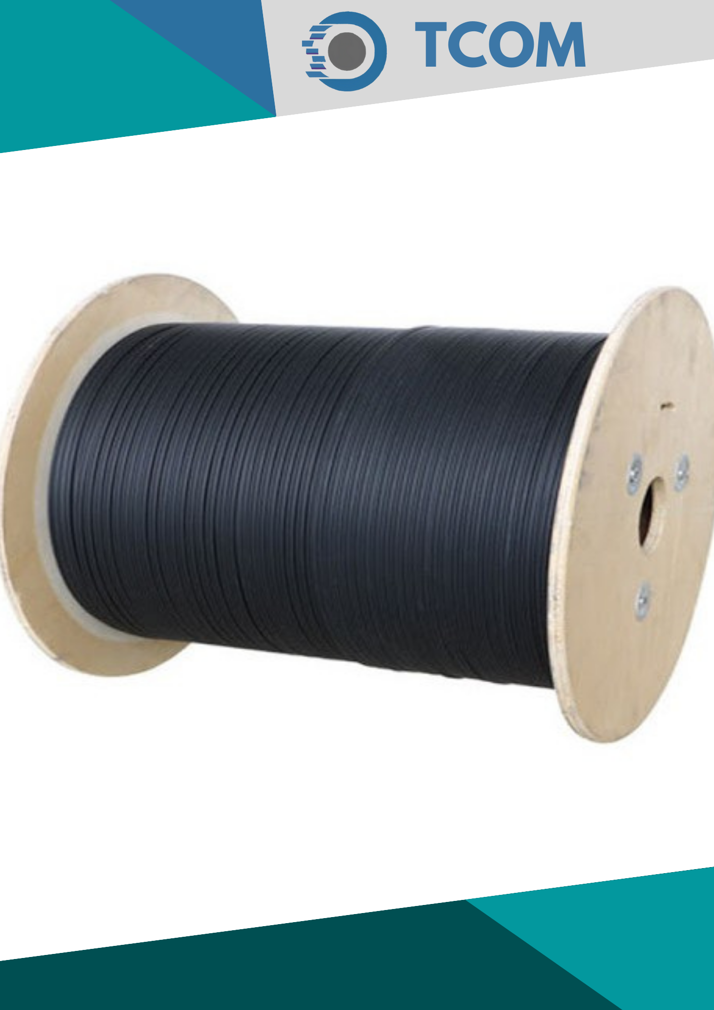Fiber Drop Cable 1 Core Singlemode 9/125 OS2, FRP Strength Member, LSZH ...