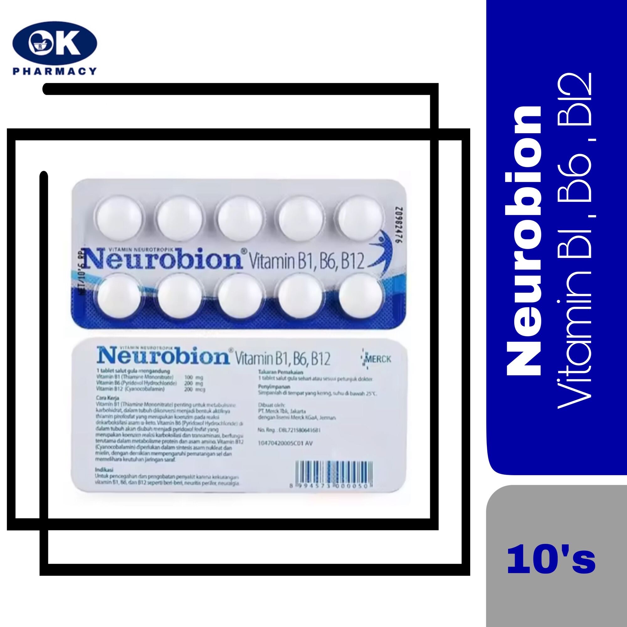 NEUROBION 10'S (STRIP) (EXP 03/2024) | Lazada