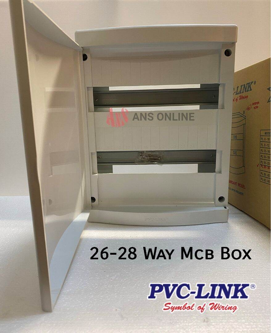 26 - 28 Way PVC LINK ABS Mcb Box Distribution Box DB Plastic Box ...