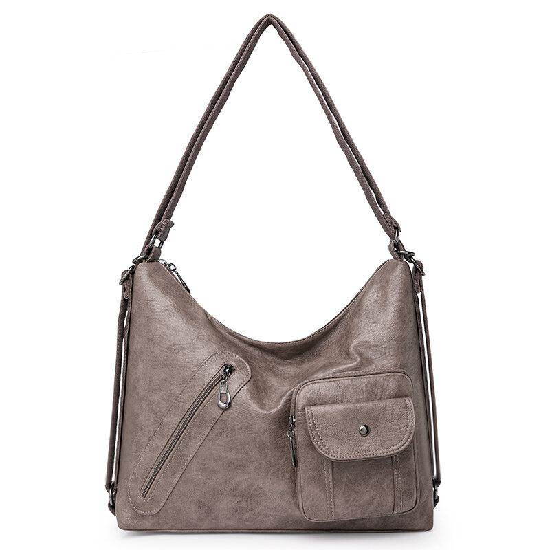 2025 New Retro Soft Leather Commuter Single Shoulder Underarm Bag ...