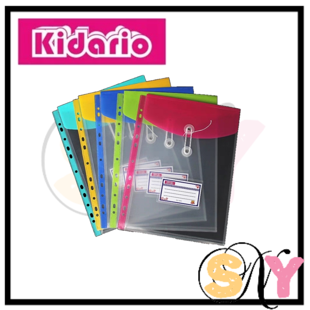 Kidario 11-Hole File Bag With String KH-1164A Vertical String File ...