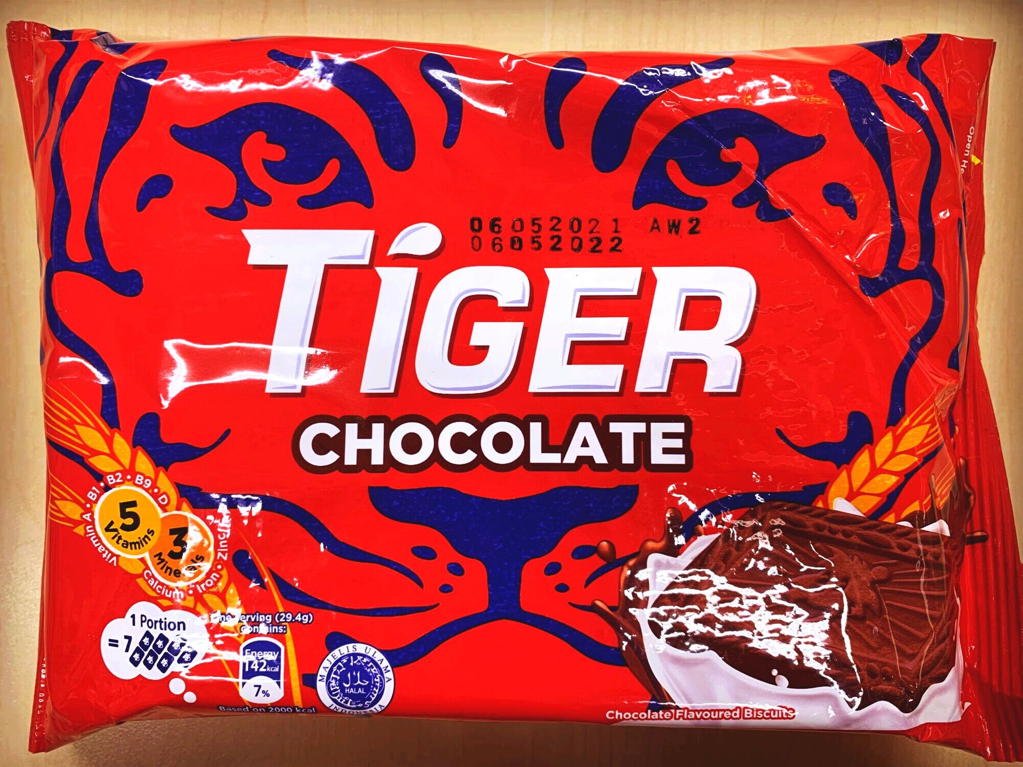 MONDELEZ TIGER CHOCOLATE FLAVOURED BISCUITS 159.6G | Lazada
