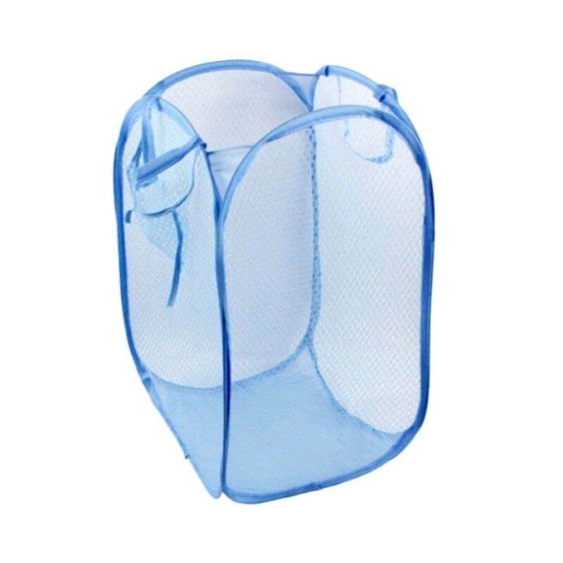 Laundry Basket Bag Foldable 32*32*52cm Pop Up Washing Net Basket for ...
