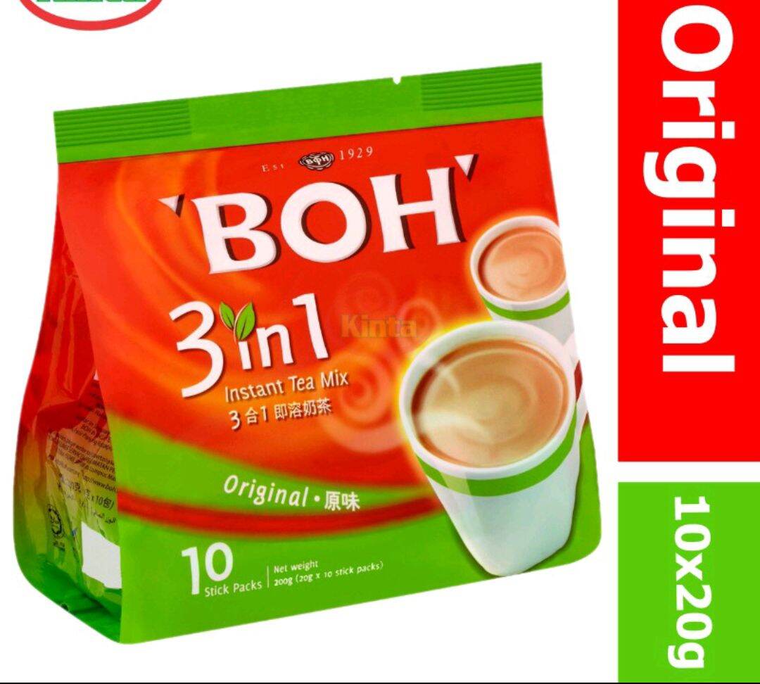 (EasyGoLuckyTrading) BOH Original 3 in 1 Instant Tea Mix (10s/30s x 20g ...