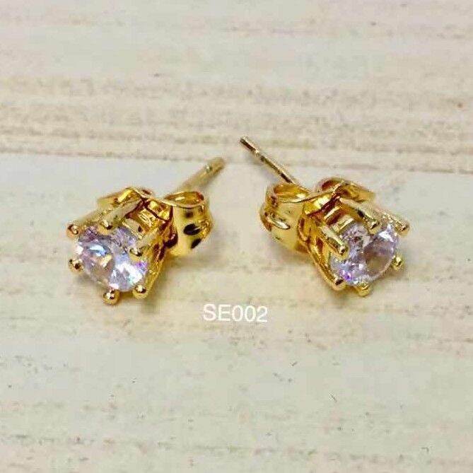 SUBANG EMAS SUASA BERLIAN SUBANG BATU DIAMOND EARRINGS SUBANG PAKU EMAS ...