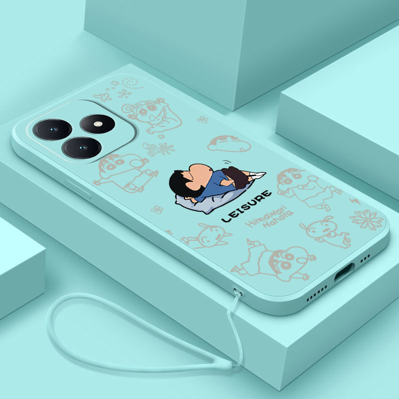 realme Note 60 60x note 50 Glossy Leisure Crayon Shin-chan Casing ...