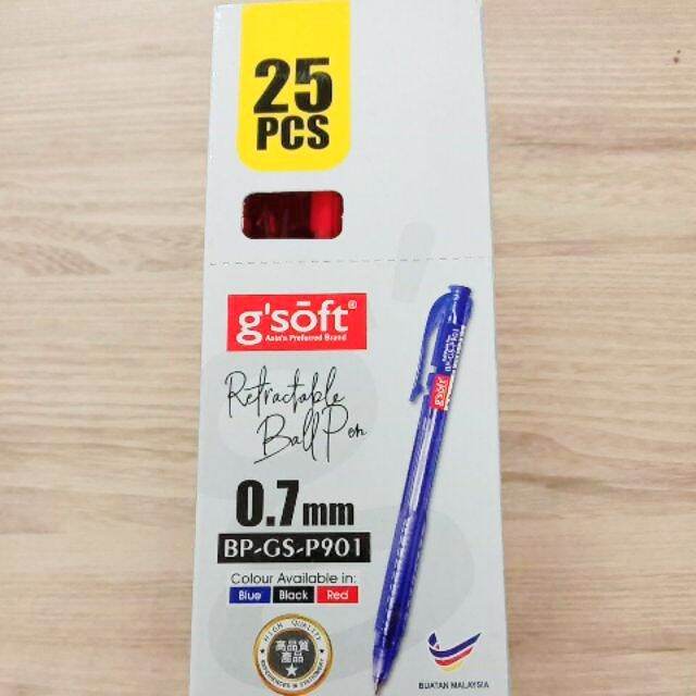 Gsoft Ball Pen 0.7mm BP-GS-P901 25pcs | Lazada