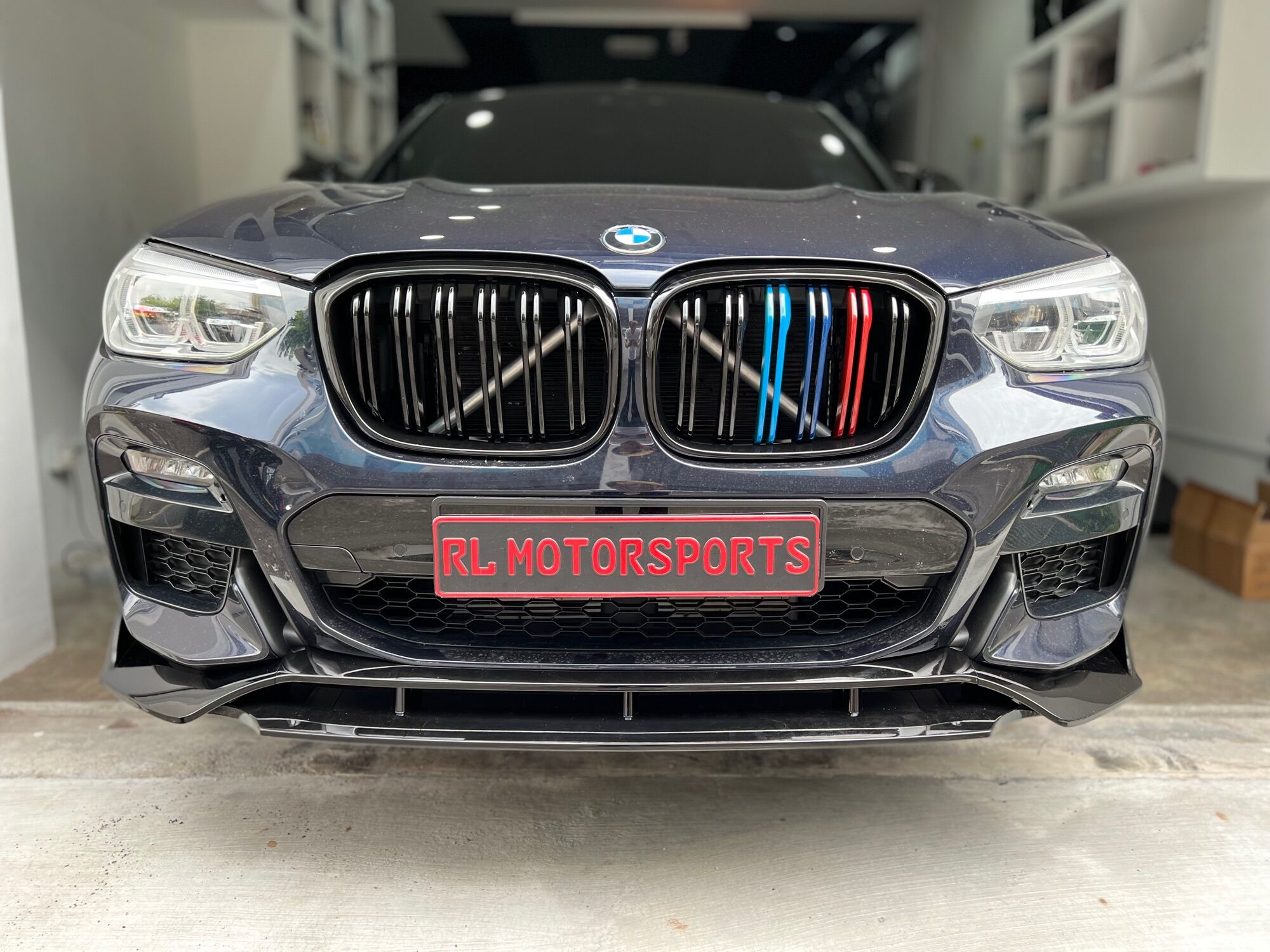 BMW G01 X3 G02 X4 2018 2019 2020 M performance sport Front skirt lip ...