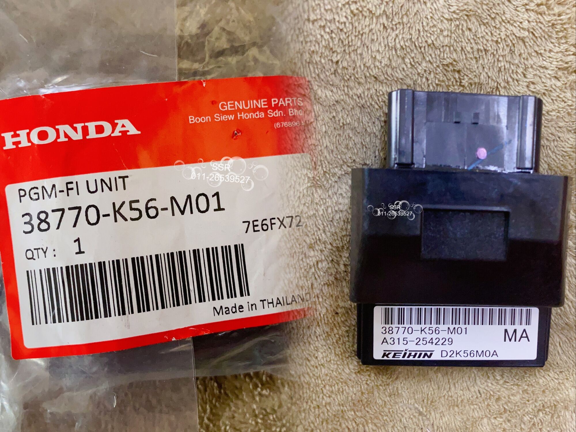 RS150 V1-V3 ECU UNIT HONDA 💯 ORIGINAL 38770-K56-M01 | Lazada