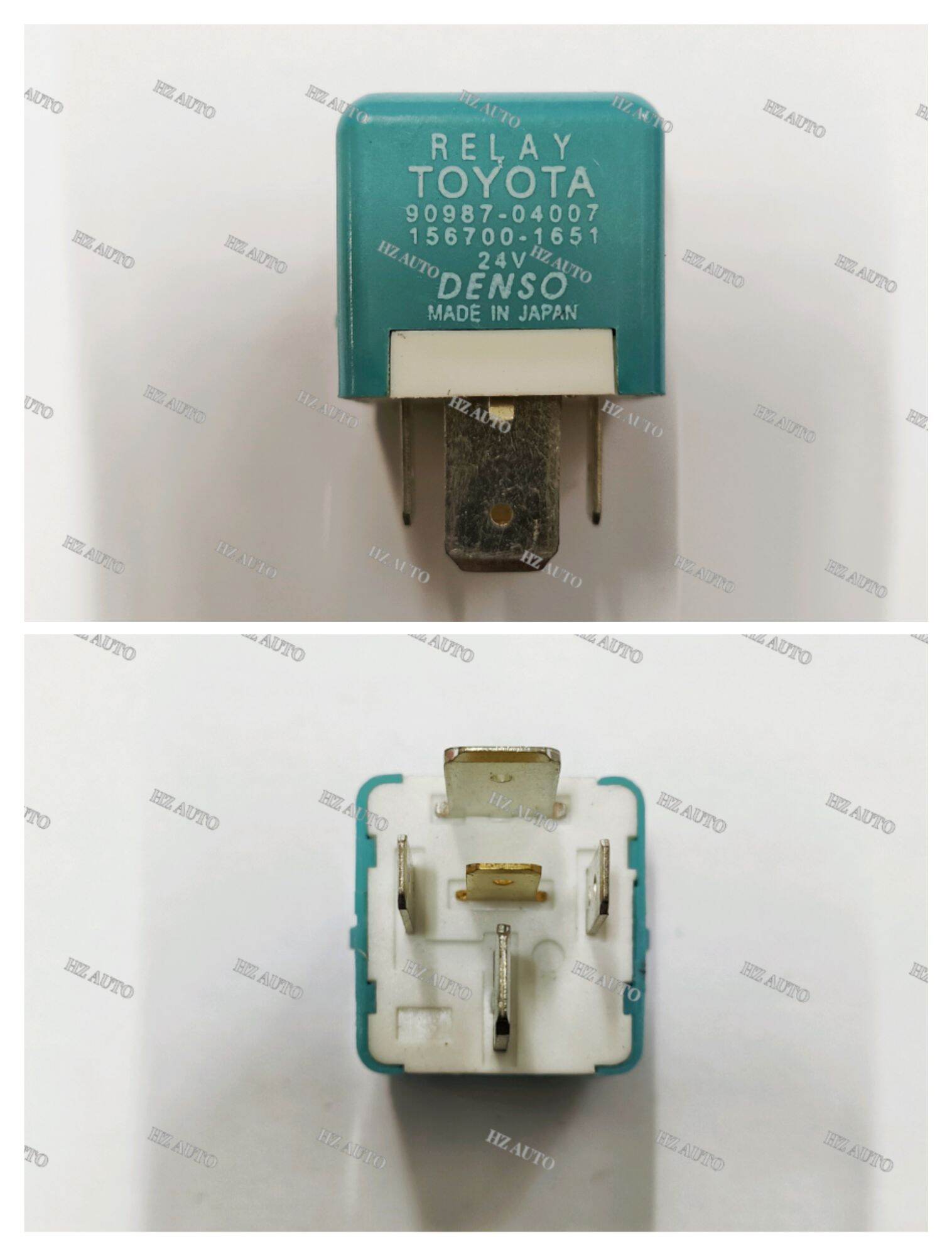 TOYOTA DENSO RELAY 5PIN 24V 2B3S PIN 90987-04007 / 156700-1651 FOR ...