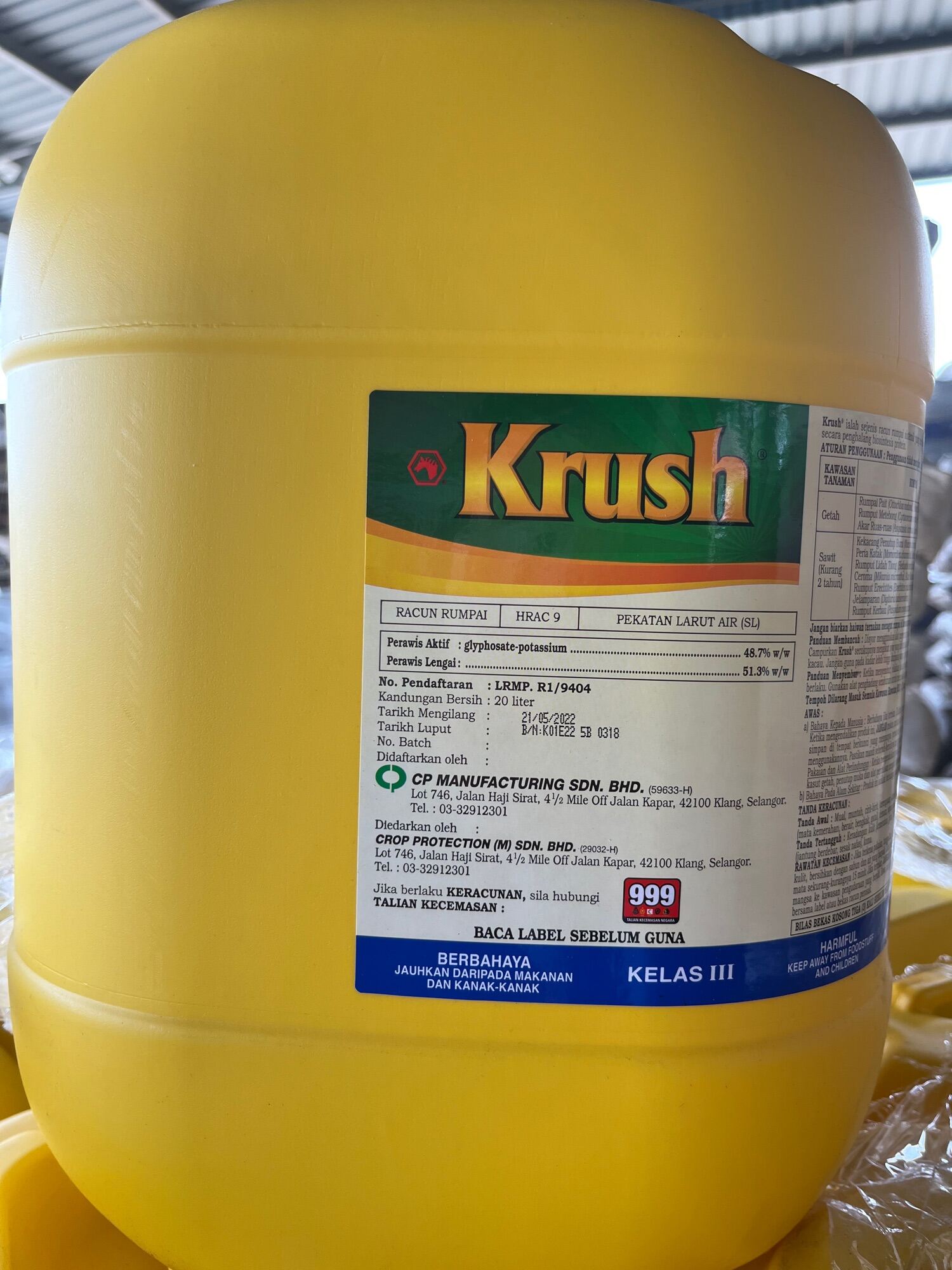 Racun Krush 20L *ORIGINAL* | Lazada