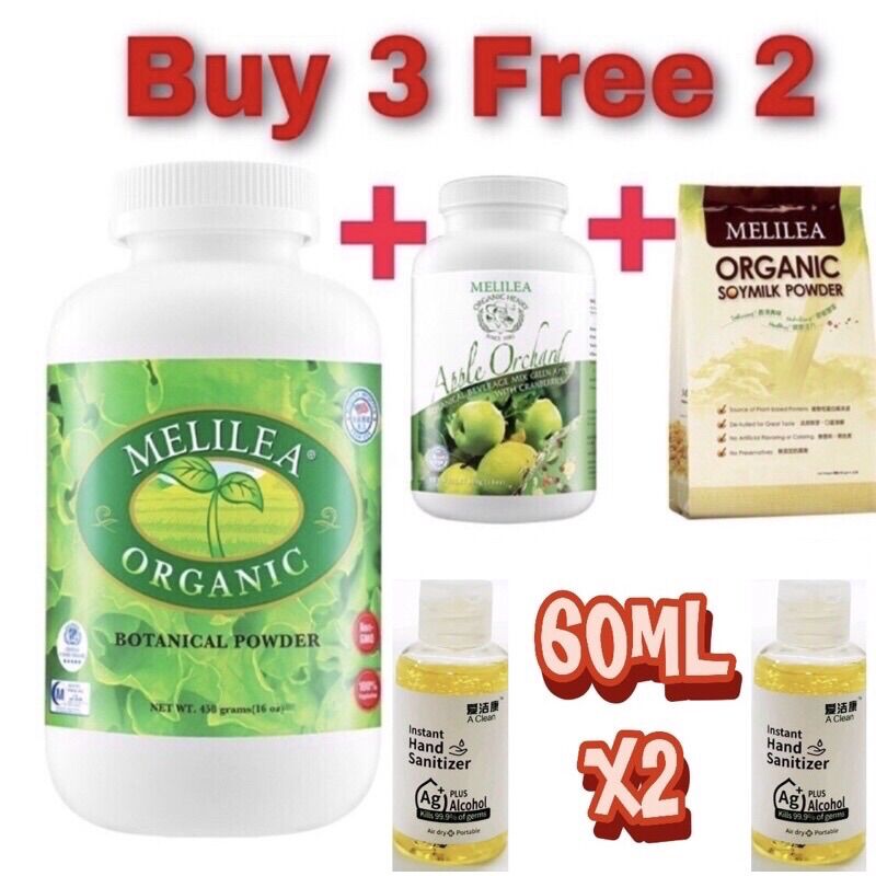 🔥🔥🔥Melilea Ogranic +Melilea Apple + Melilea Soya + Free 2 Bottle Hand ...