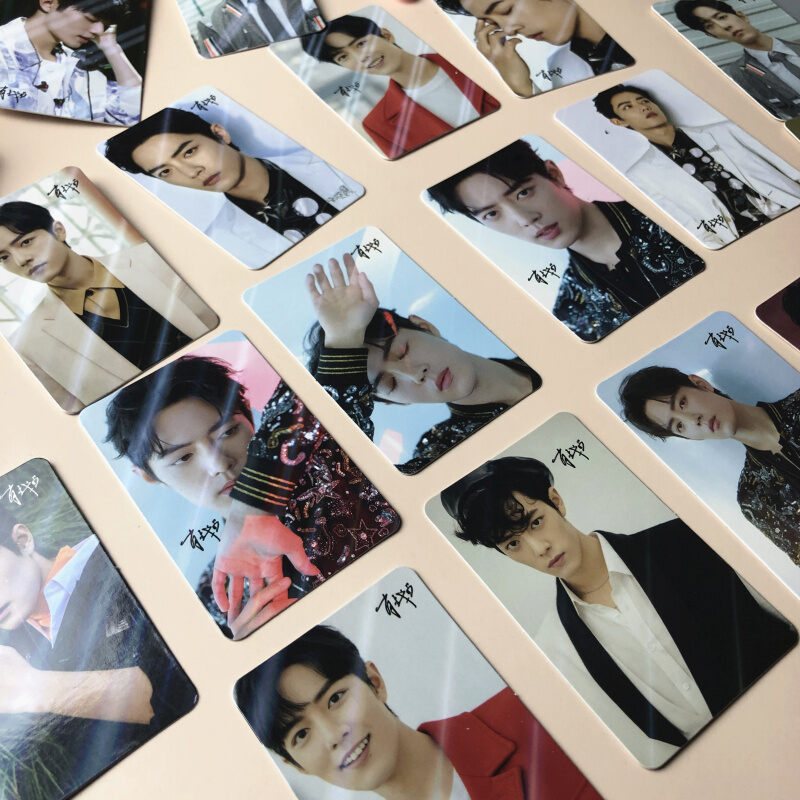 24 Creative Flash Cards HD Star Signature Campus Nano SIM Xiao Zhan ...