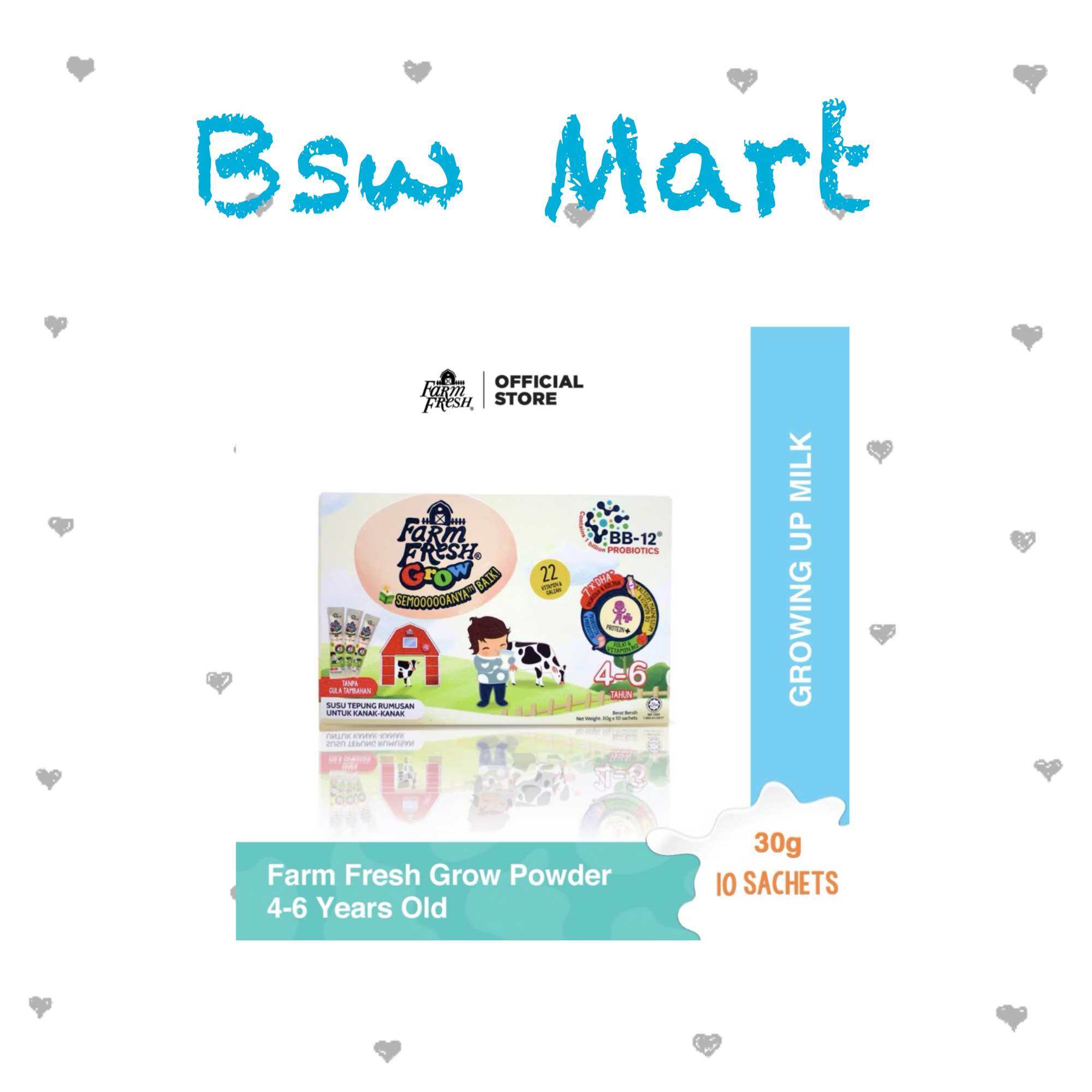 [ 4-6YRS Milk Powder 30g*10 Sachet ] - Fresh & Honest Growing Up Milk ...