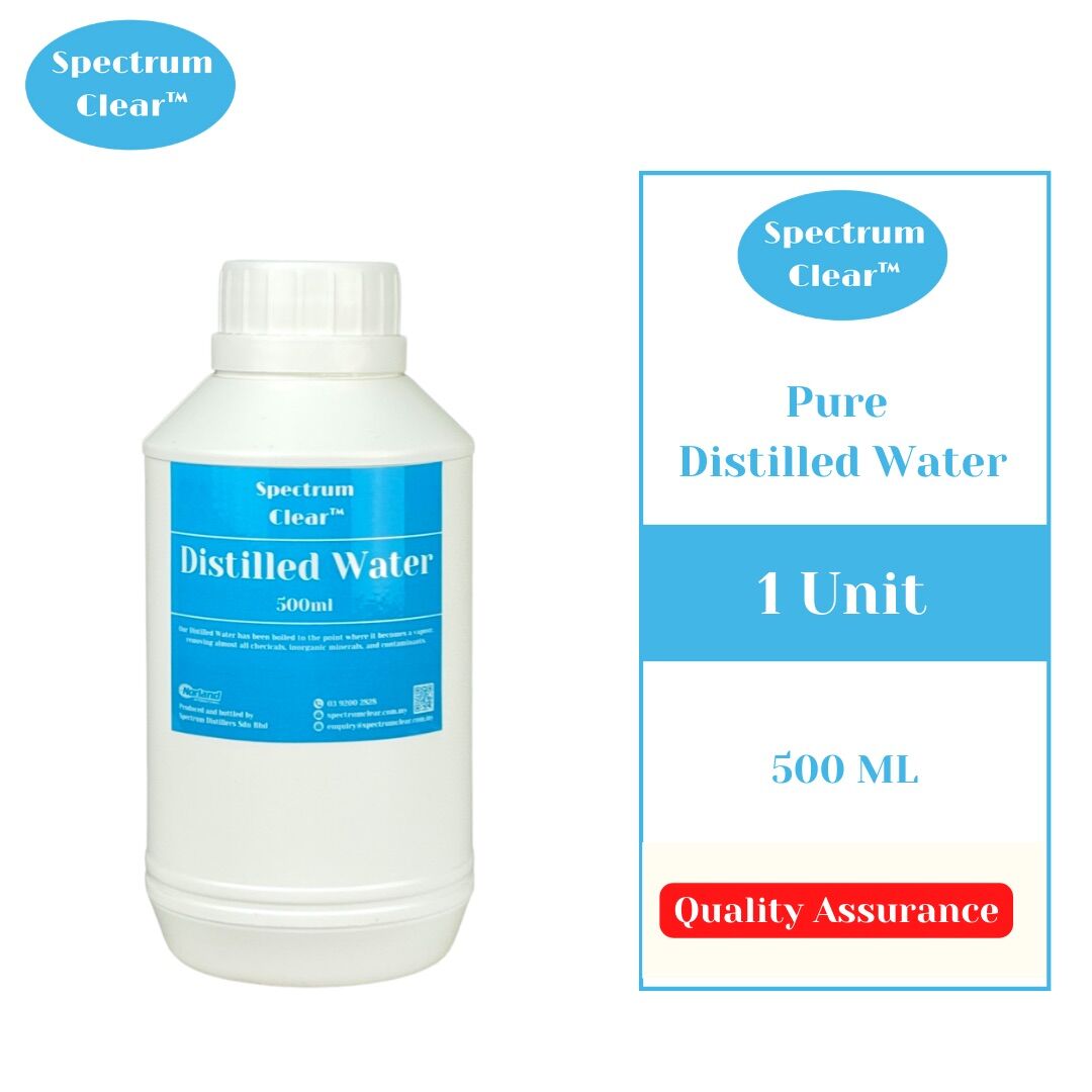Distilled Water/Air Suling 500ml | Lab Grade | Malaysia Manufacturer ...
