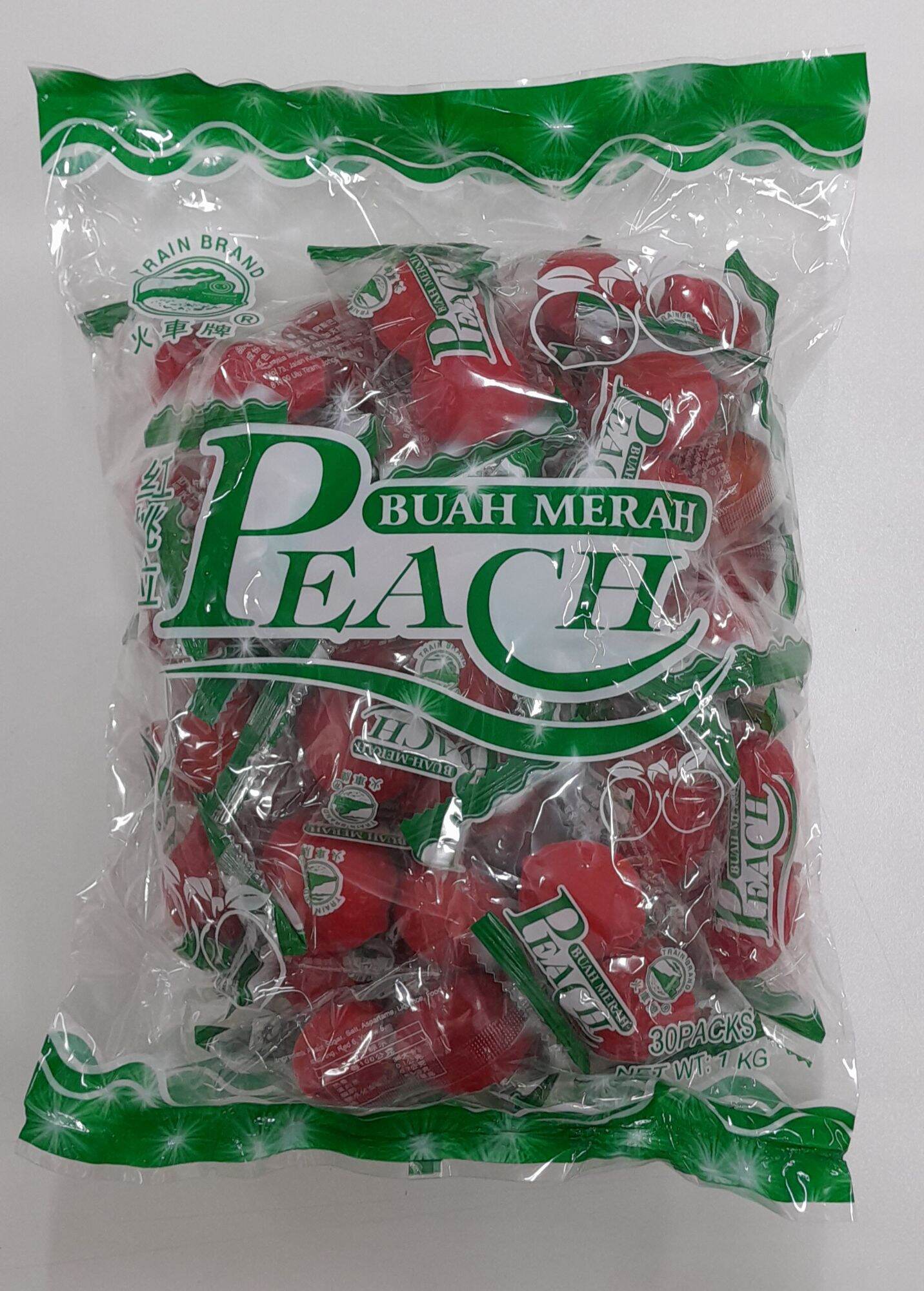 TRAIN BRAND BUAH MERAH / RED PEACH (30 PACKS, 1KG) | Lazada