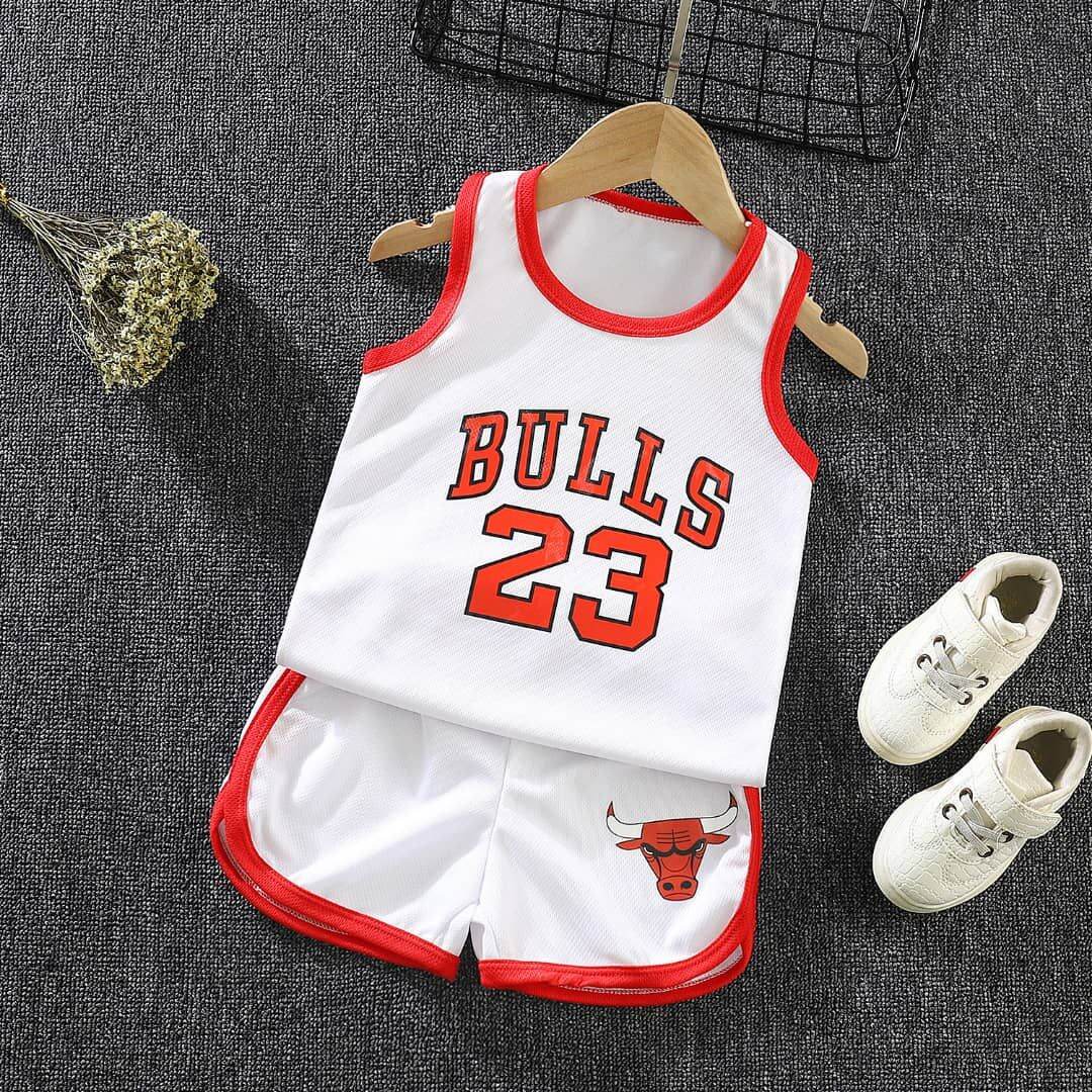 Baju Budak Bola Keranjang Jersey Kids Basketball Suit Uniform NBA Sport ...