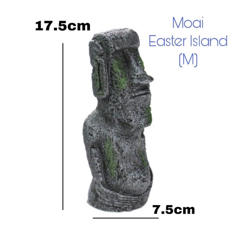 Aquarium Decoration Moai Easter Island Fish Tank Aquarium Ancient ...