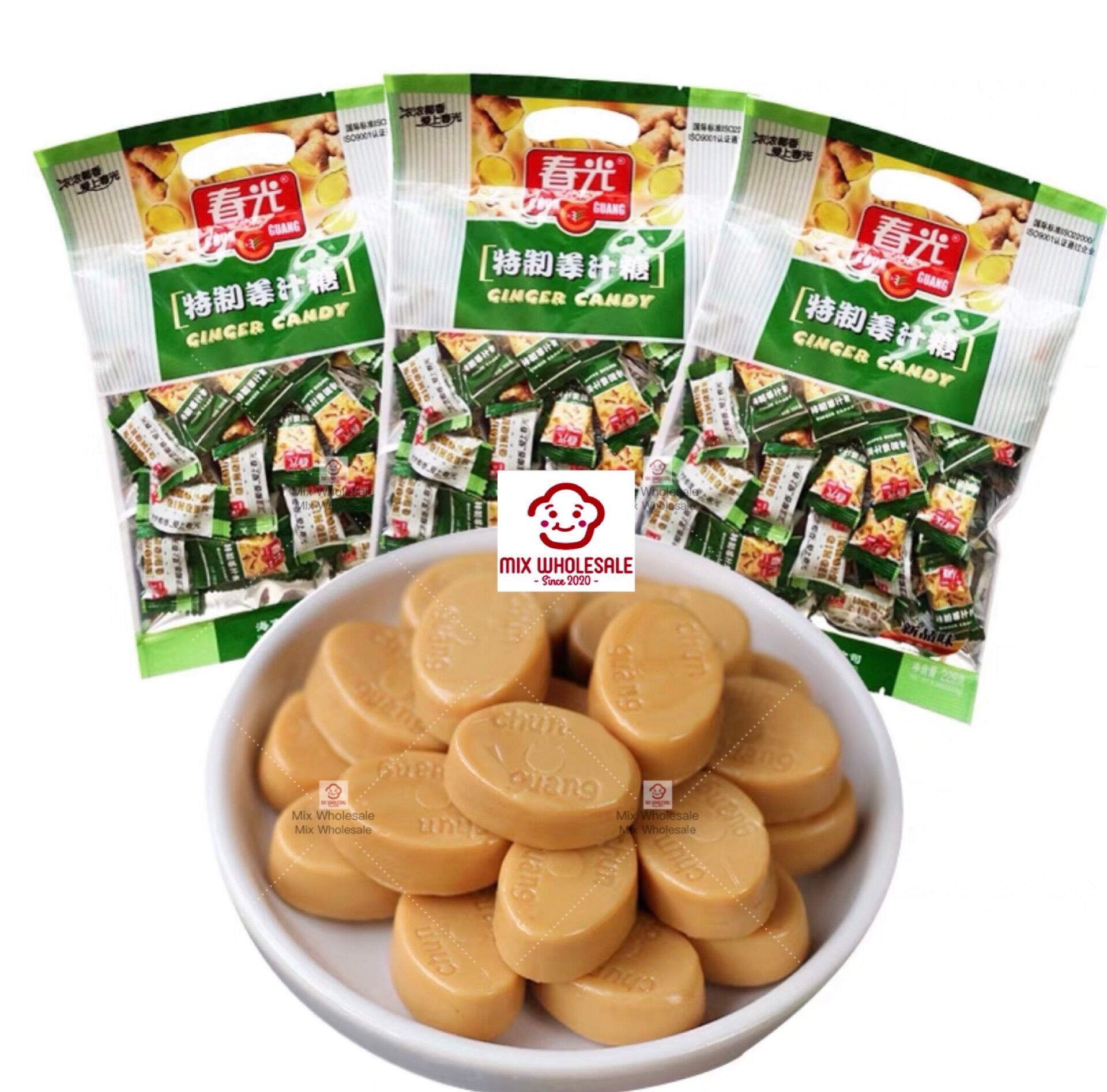 Chun Guang Ginger Candy / Gula-gula Halia / 春光特制姜汁糖 120g | Lazada
