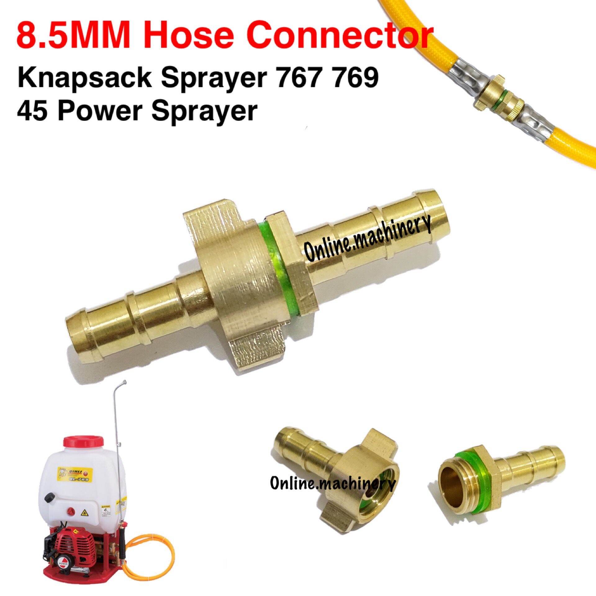 08.5MM High Pressure Hose Adapter Connector Knapsack Sprayer Penyambung ...