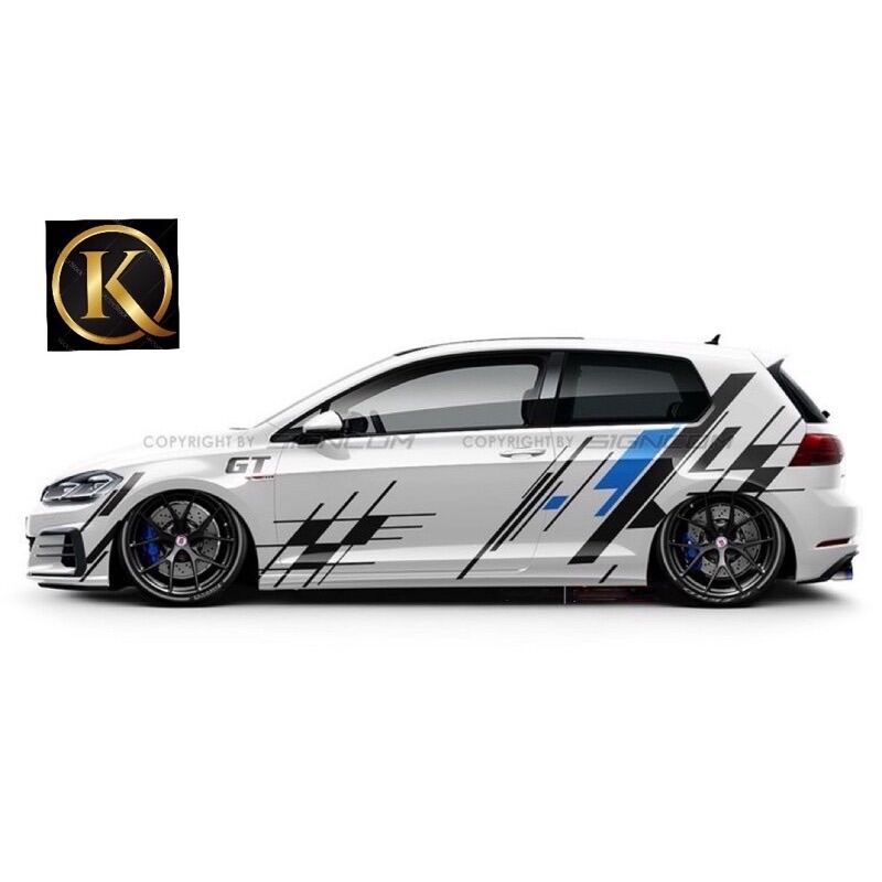 [Ready Stock] Universal Cars Body Stripes Vinyl Stickers | Lazada