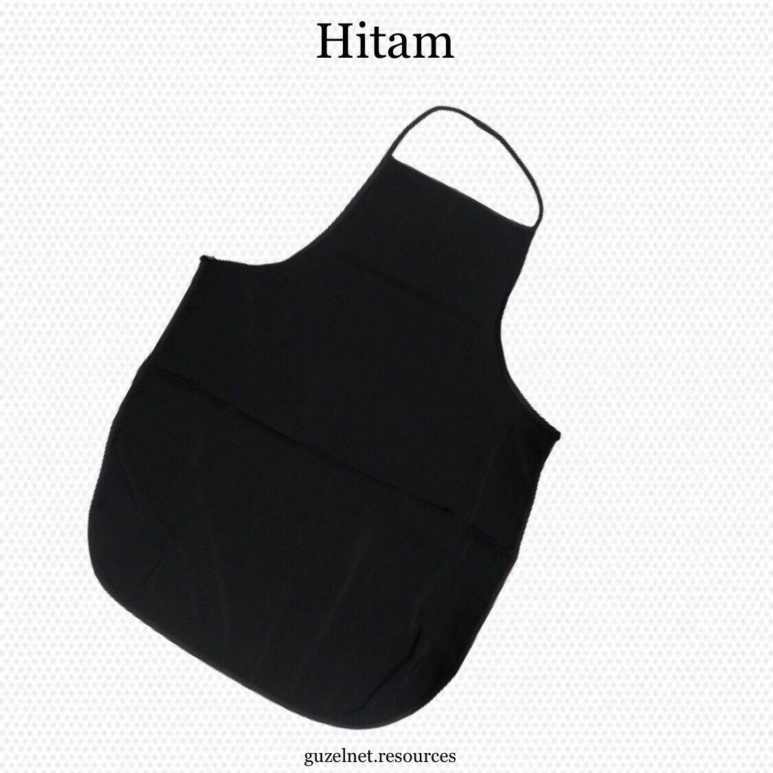 Apron Putih Biru Saiz Besar Tebal Berkualiti/ White Blue Kitchen Cafe ...