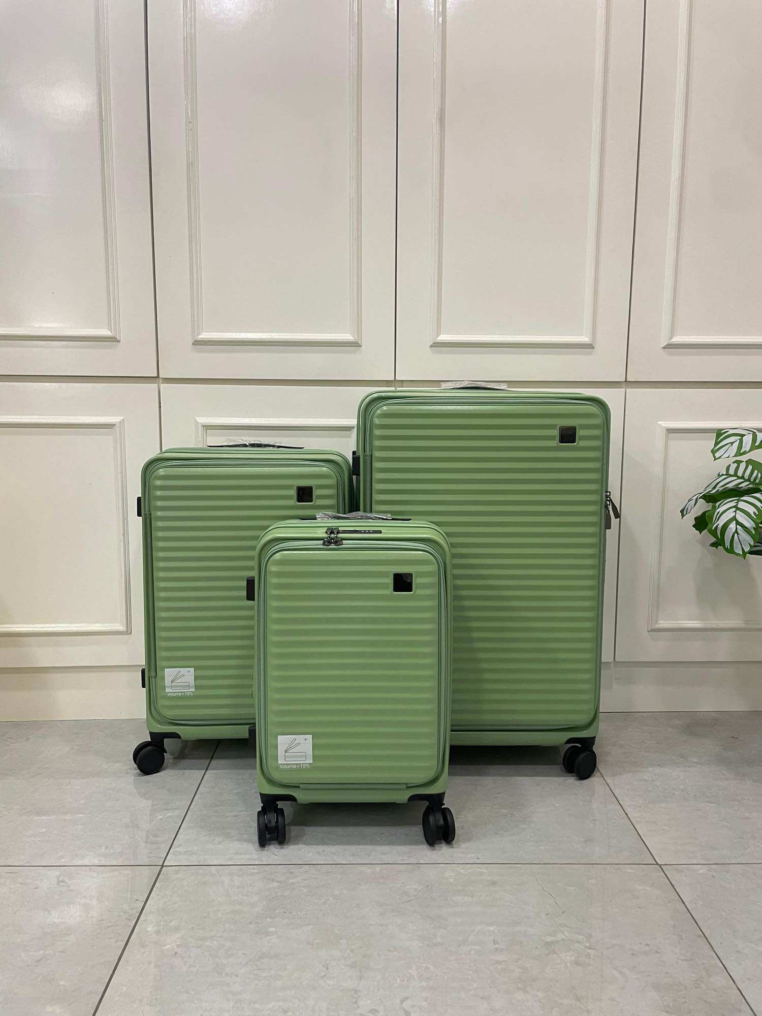 front open expandable unbreakable 20/24/28inch luggage | Lazada