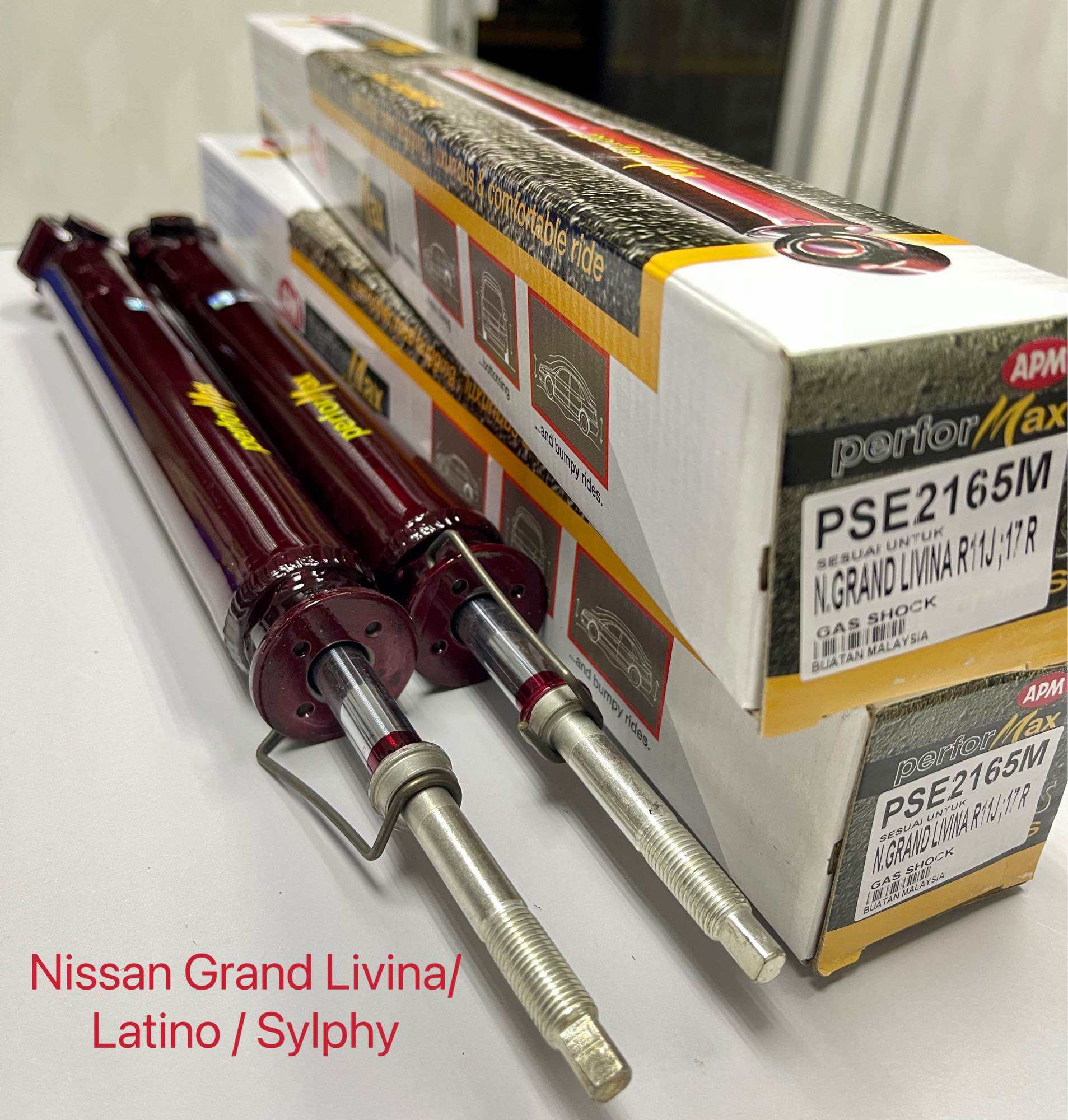 Apm Performax Nissan Grand Livina / Latio / Sylphy Gas Shock Absorber ...