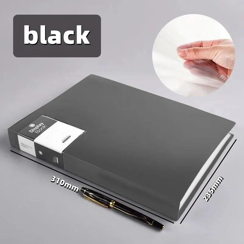 A4 Large Capacity Transparent Folder Paper Storage Multi-layer File ...