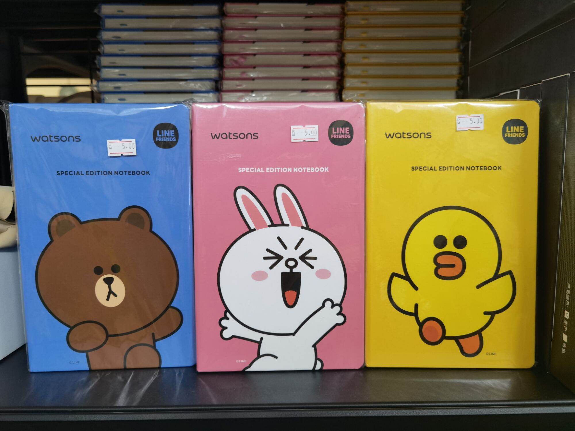 watsons line friends special edition notebook | Lazada