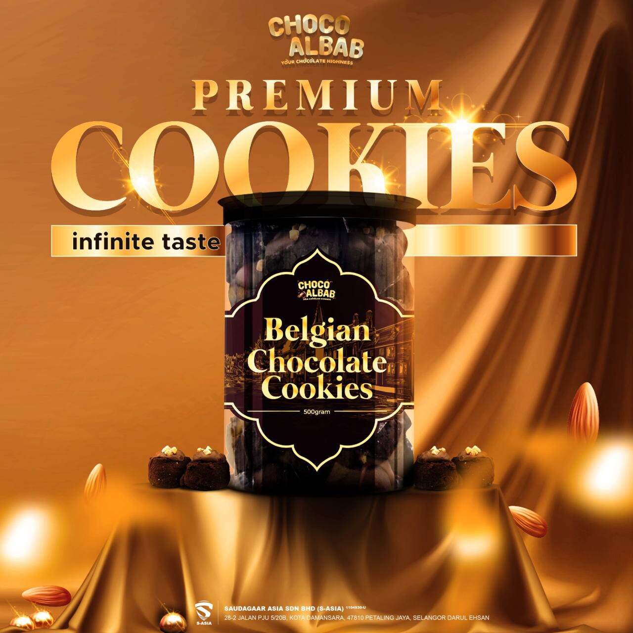 🔥HOT ITEM🔥 BELGIAN CHOCOLATE COOKIES RAYA BY CHOCO ALBAB ~READY STOCK ...