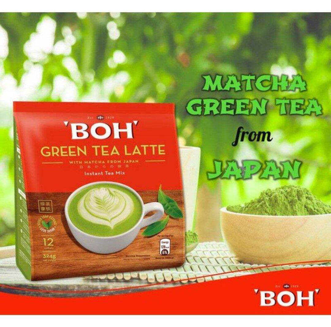 (EasyGoLuckyTrading) BOH Matcha Green Tea Latte (27g x 12s) | Lazada